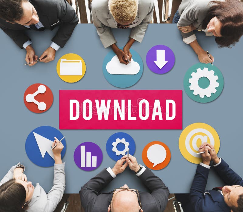 Downloading Loading Online Internet Concept Stock Image - Image of ...
