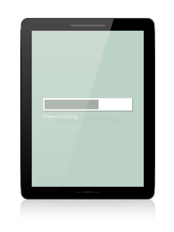 Downloading stock vector. Illustration of screen, design - 43689512