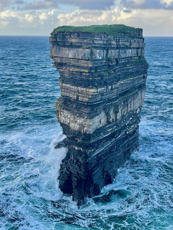 Downpatrick Head, the Stack, County Mayo, Ireland Stock Image - Image ...