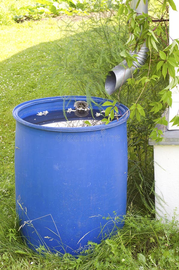 Downpipe and barrel stock photo. Image of environment - 74256468