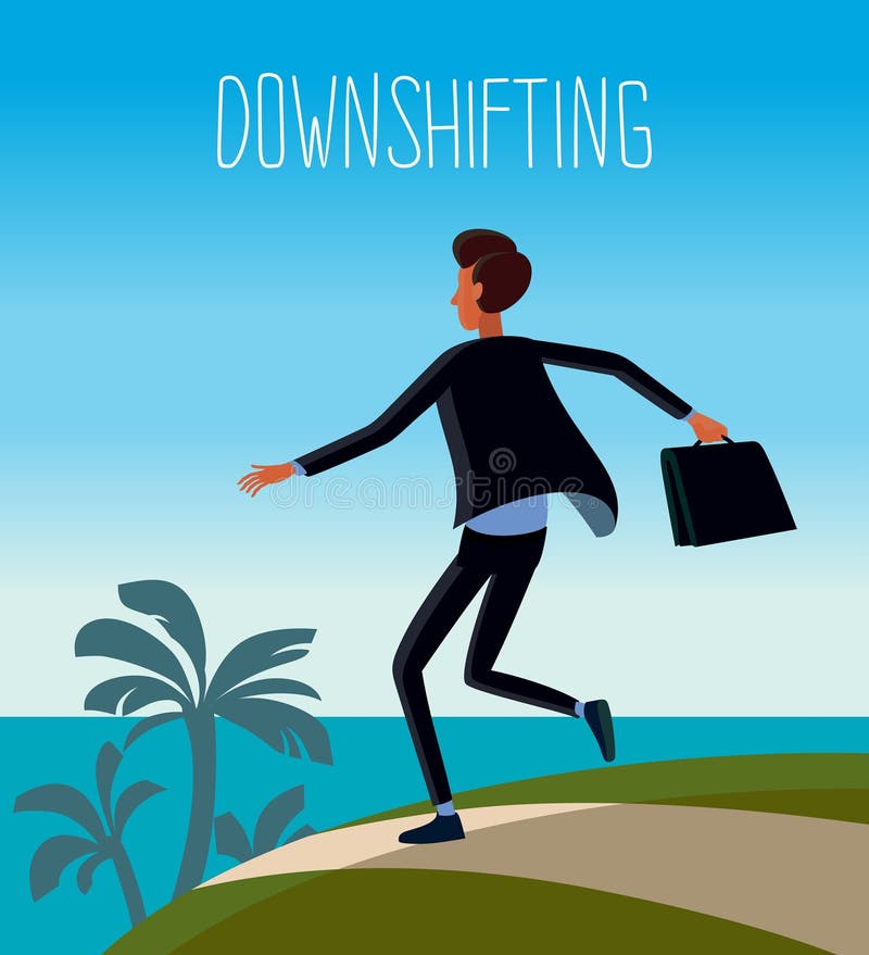 Downshifting ilustración del vector. Ilustración de ocio - 78428750