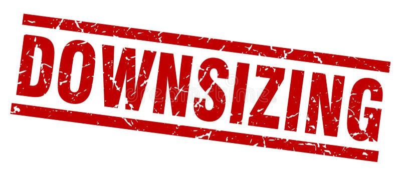 Downsizing stamp stock vector. Illustration of seal - 122296789