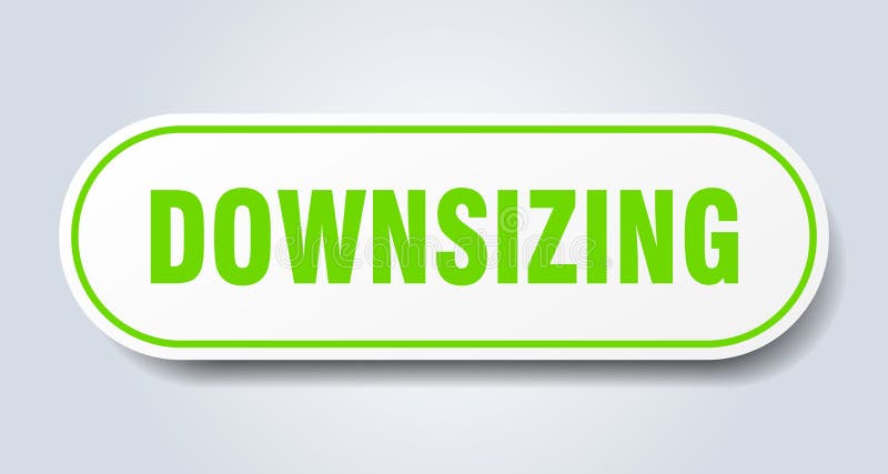 Downsizing Sticker Stock Illustrations – 188 Downsizing Sticker Stock ...