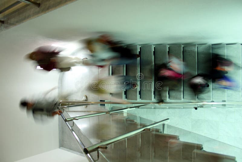 Downstairs stock photo. Image of blur, blurring, stairway - 2638838