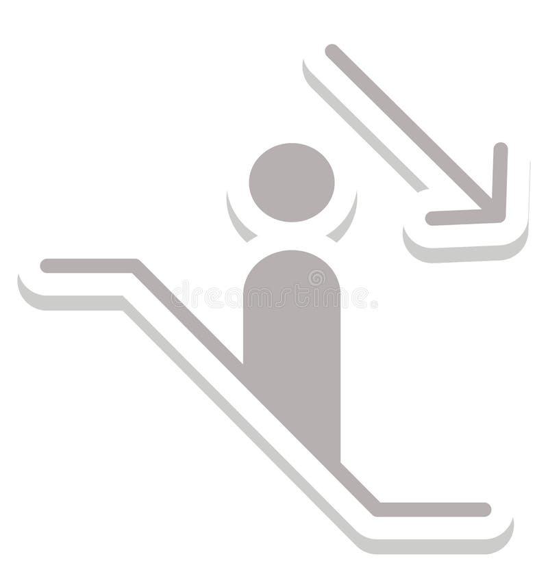 Downstairs Isolated Vector Icon that Can Be Easily Edit or Modified ...