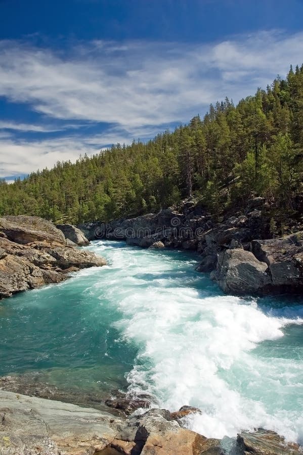 Downstream stock photo. Image of nature, cloud, stream - 1128962