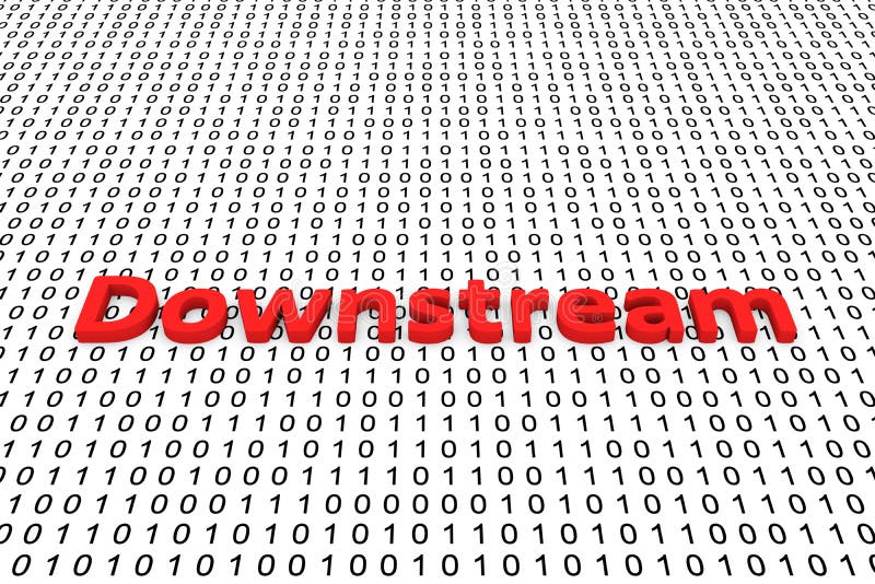 Downstream stock illustration. Illustration of downloading - 93854206