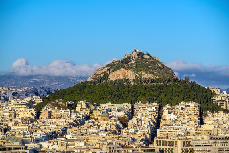 Downtown Athens City Skyline, Cityscape Stock Photo - Image of downtown ...