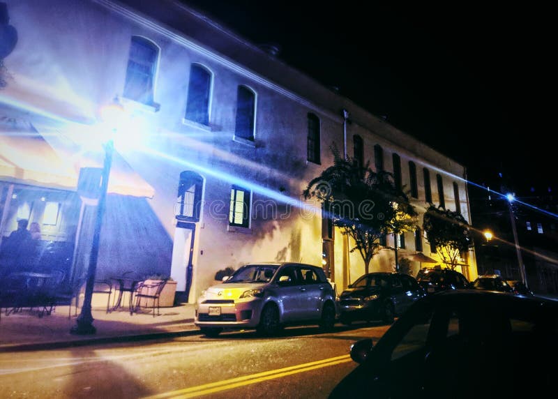 Downtown Augusta, Georgia, Along the Savannah River Stock Photo - Image ...