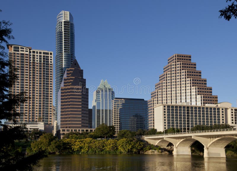 Downtown Austin, Texas stock photo. Image of landscape - 17479566