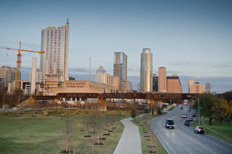 Downtown Austin Texas editorial stock photo. Image of building - 39023873