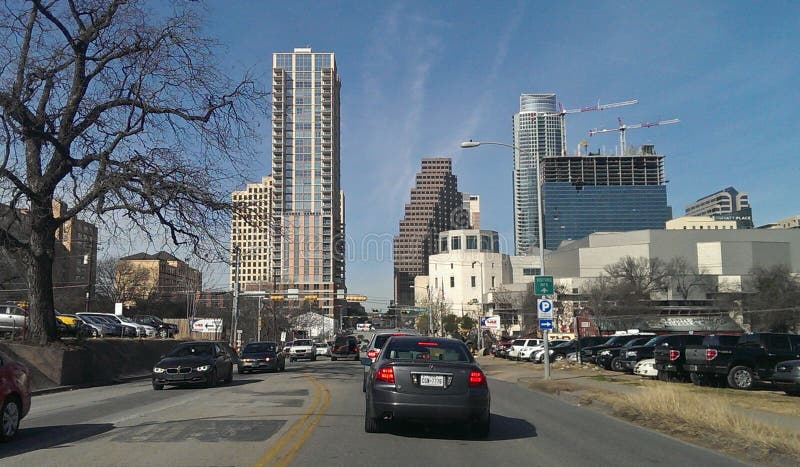 Downtown Austin Texas editorial photo. Image of buildings - 64595121