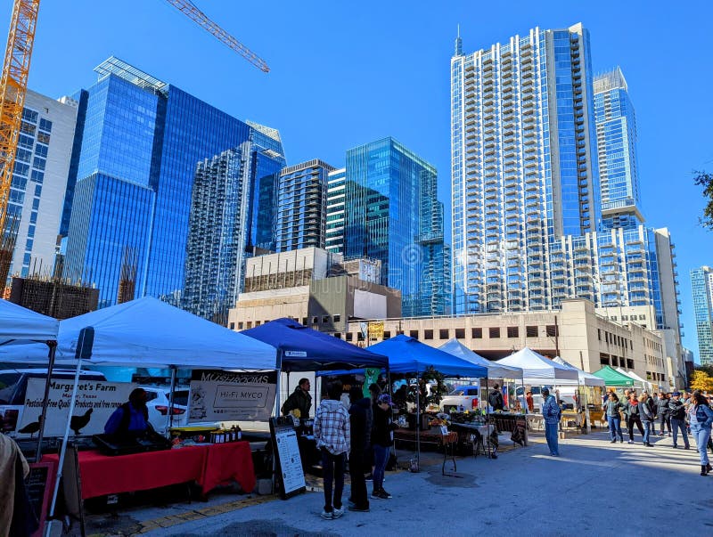 Downtown Austin Skyline on a Nice Clear Day Editorial Stock Image ...