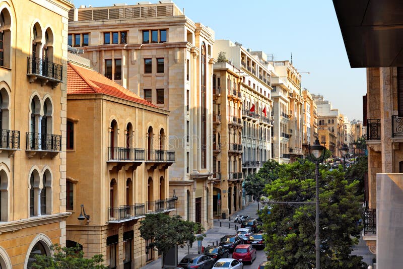Downtown Beirut Street- Lebanon Stock Photo - Image of tourist ...