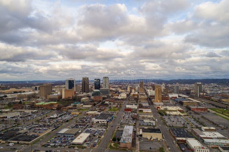 Downtown Birmingham Alabama Stock Image - Image of travel, skyline ...