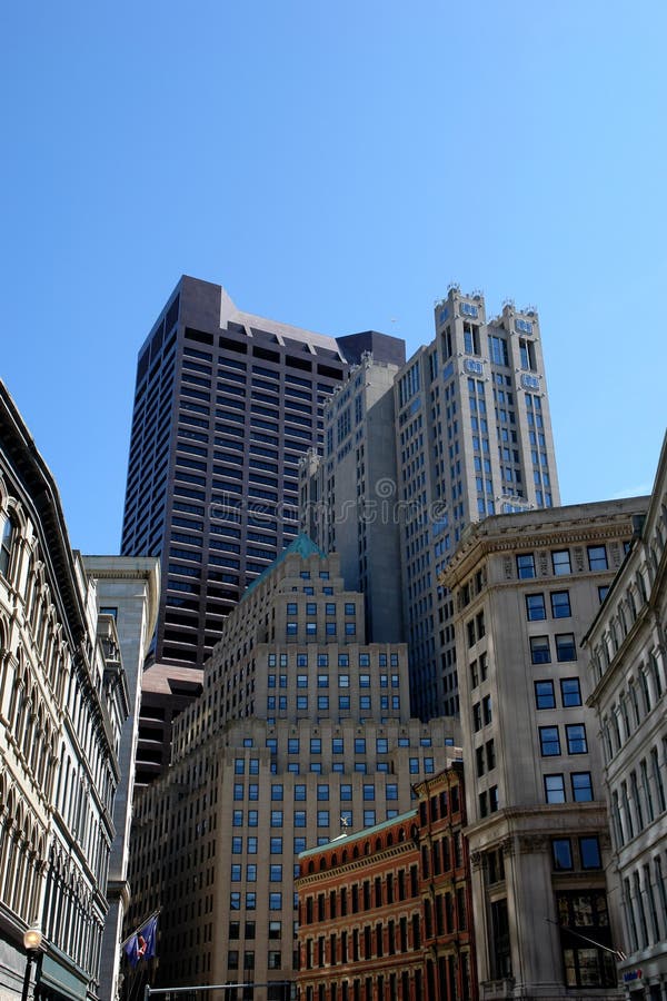 Downtown Boston stock photo. Image of brick, skyscrapers - 2184306