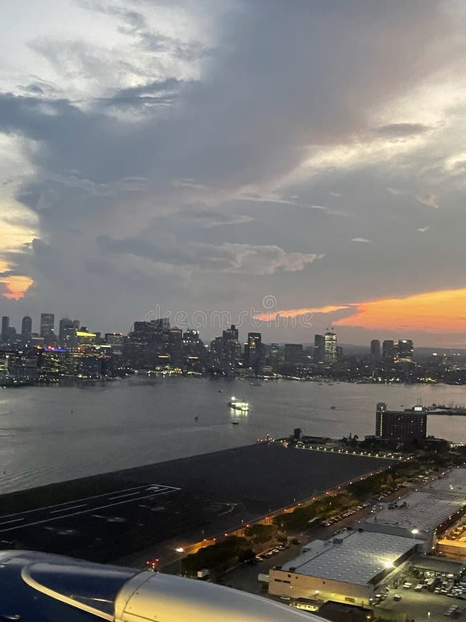 Boston by Plane View stock image. Image of birds, sail - 116728413
