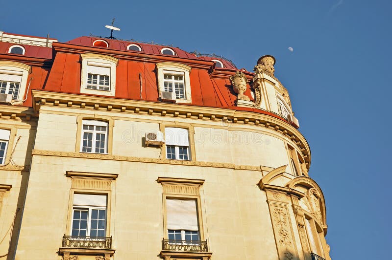 Downtown building stock image. Image of color, houses - 44473037