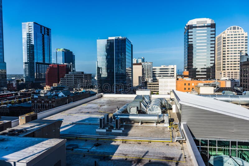 Downtown buildings stock photo. Image of building, city - 94150684