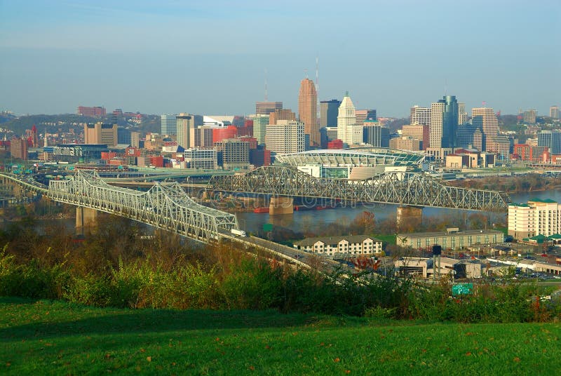 Downtown Cincinnati Ohio stock photo. Image of downtown - 1523914