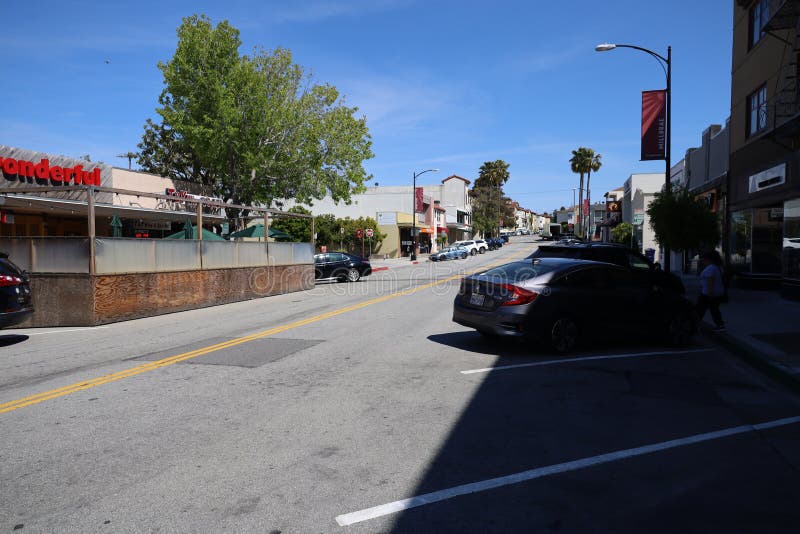 Downtown in City of Millbrae California Editorial Image - Image of ...