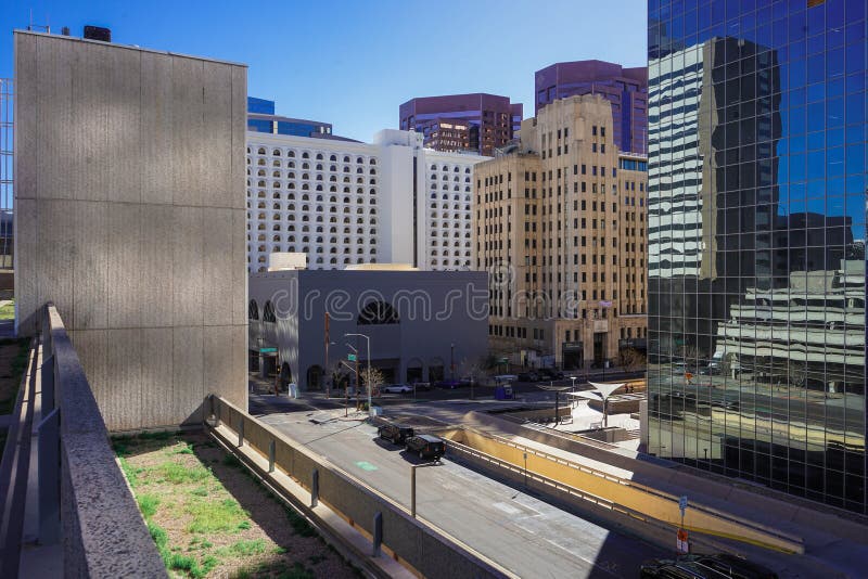 Downtown City of Phoenix Arizona in Colors Editorial Photo - Image of ...