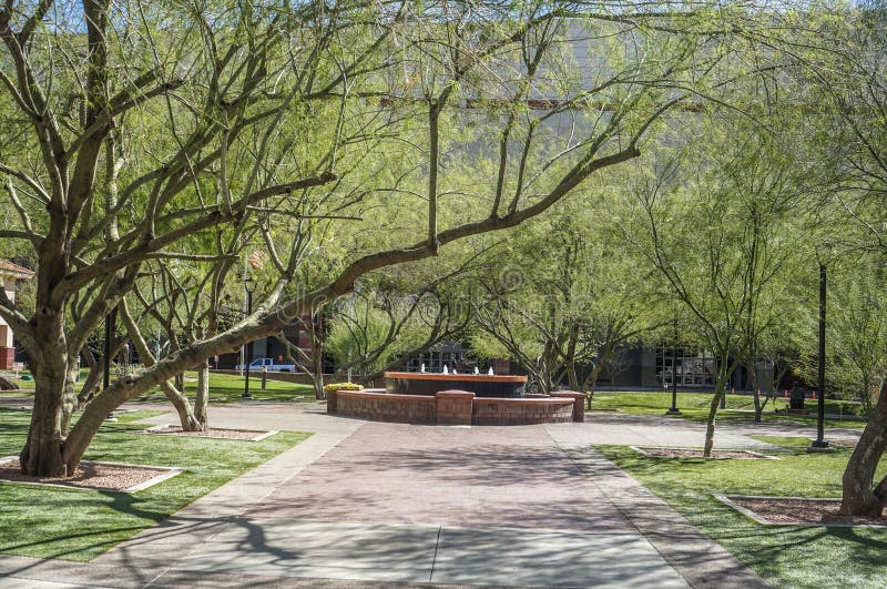 Downtown City of Phoenix Arizona in Colors Stock Image - Image of ...