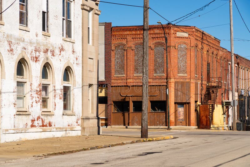 Downtown Clinton stock photo. Image of community, landmark - 375693406