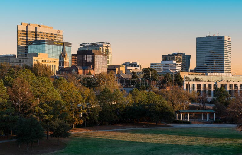 Downtown Columbia, South Carolina Stock Image - Image of business ...
