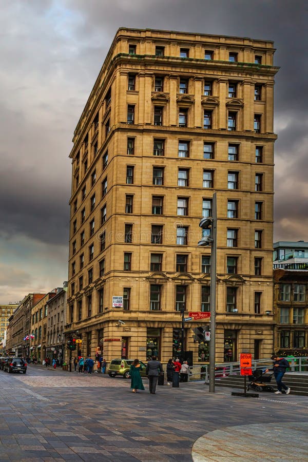 Downtown Core of Montreal, Quebec, Canada. Editorial Photography ...
