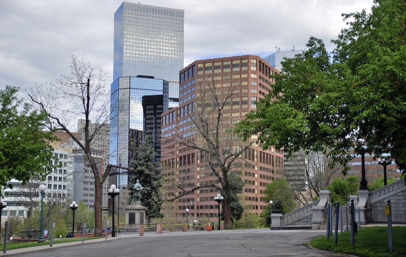 Downtown Denver cityscape stock photo. Image of travel - 89010896