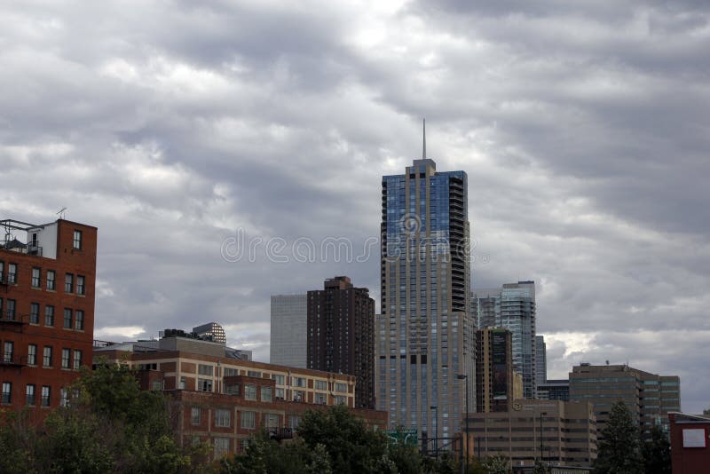 Downtown Denver CO editorial stock image. Image of metropolis - 53322844