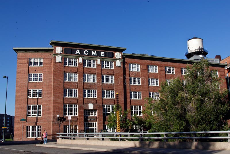 Downtown Denver CO editorial stock photo. Image of industrial - 53322963