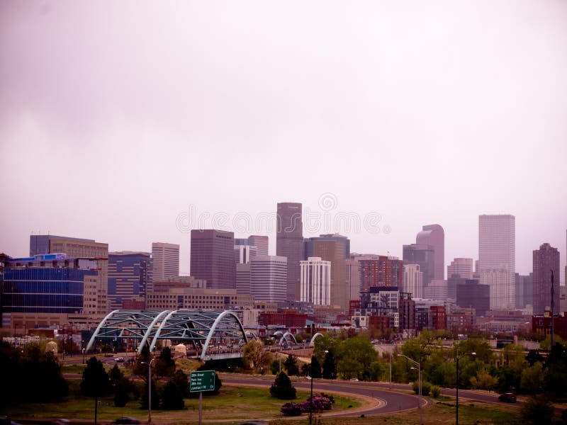 Downtown Denver editorial stock image. Image of skyline - 42055879