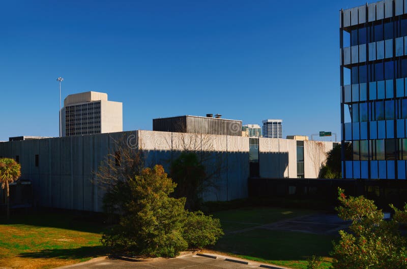 Downtown District with Office Buildings in a Sunny Day Editorial Photo ...