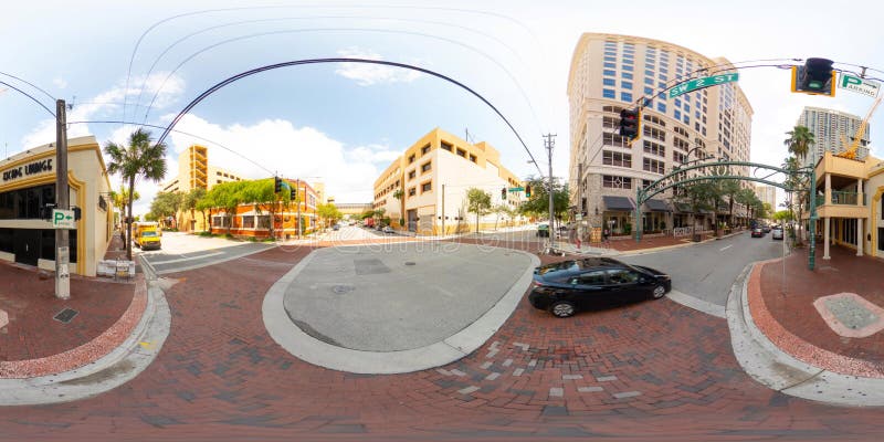 Downtown Fort Lauderdale 360 Equirectangular Photo Riverfront Circle ...