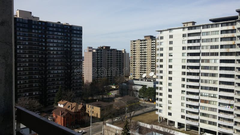Downtown Hamilton Looking Northwest from Balcony Towards CHCH TV ...