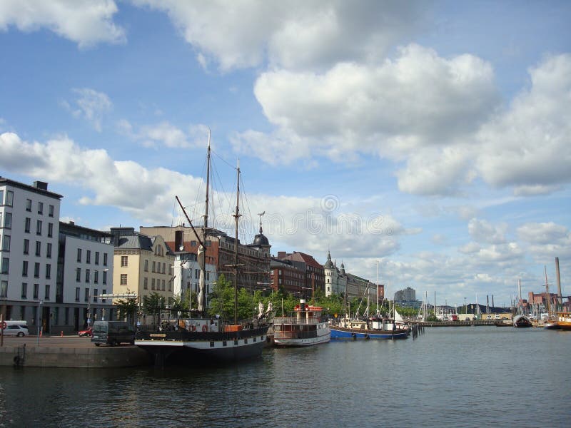Downtown Helsinki editorial photography. Image of sailboat - 73841627