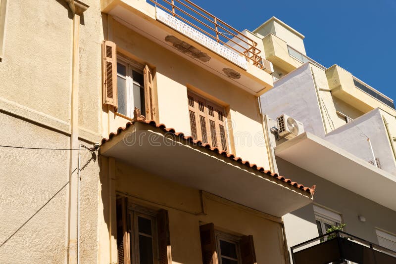 Downtown Heraklion stock photo. Image of architecture - 291896518