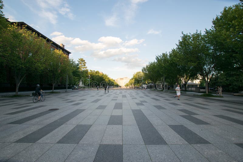 Downtown Historic Buildings in District of Columbia Editorial Stock ...