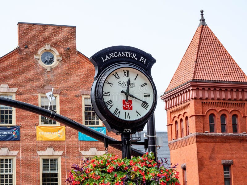 Downtown Historic Lancaster, PA Editorial Photography - Image of ...