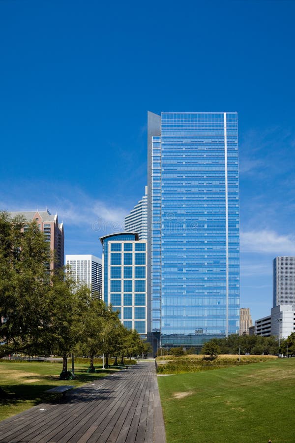 Downtown Houston stock photo. Image of buildings, architecture - 21605556