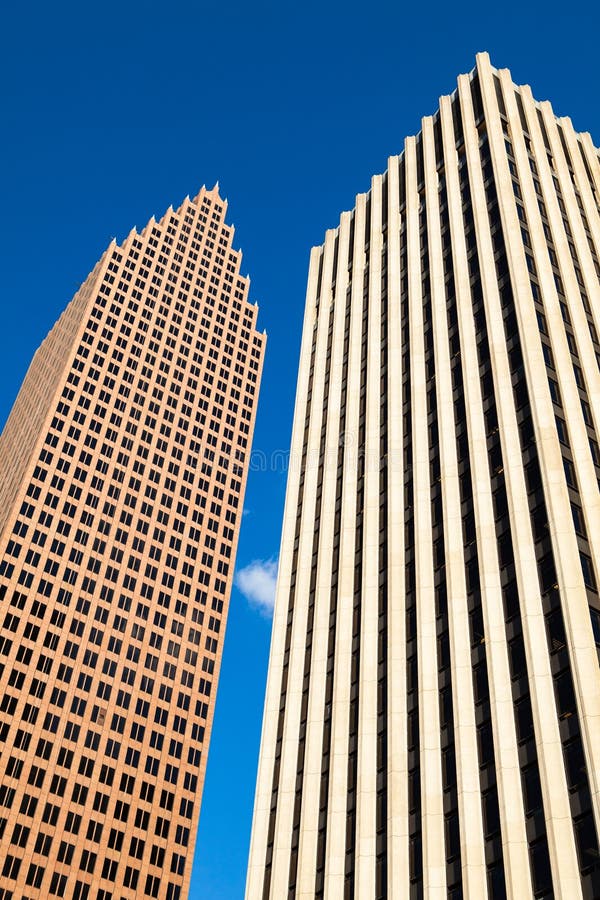 Downtown Houston Cityscape stock image. Image of blue - 279378191