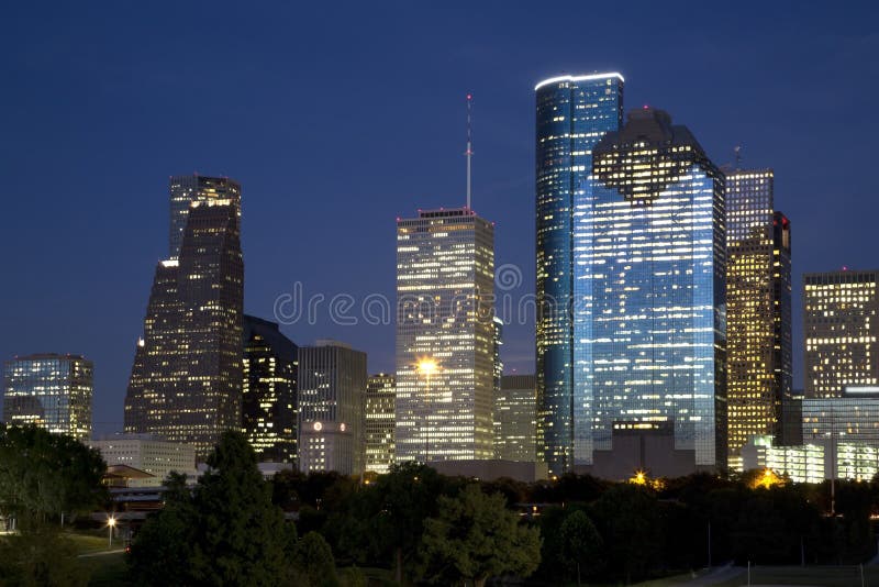 Downtown houston stock photo. Image of estate, place, element - 8501168