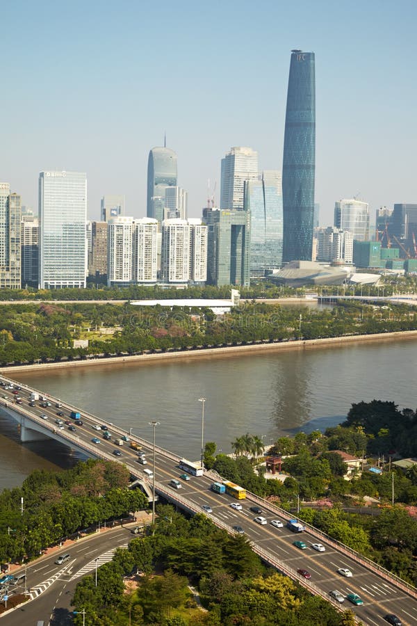 Downtown with International Financial Centre Editorial Stock Image ...