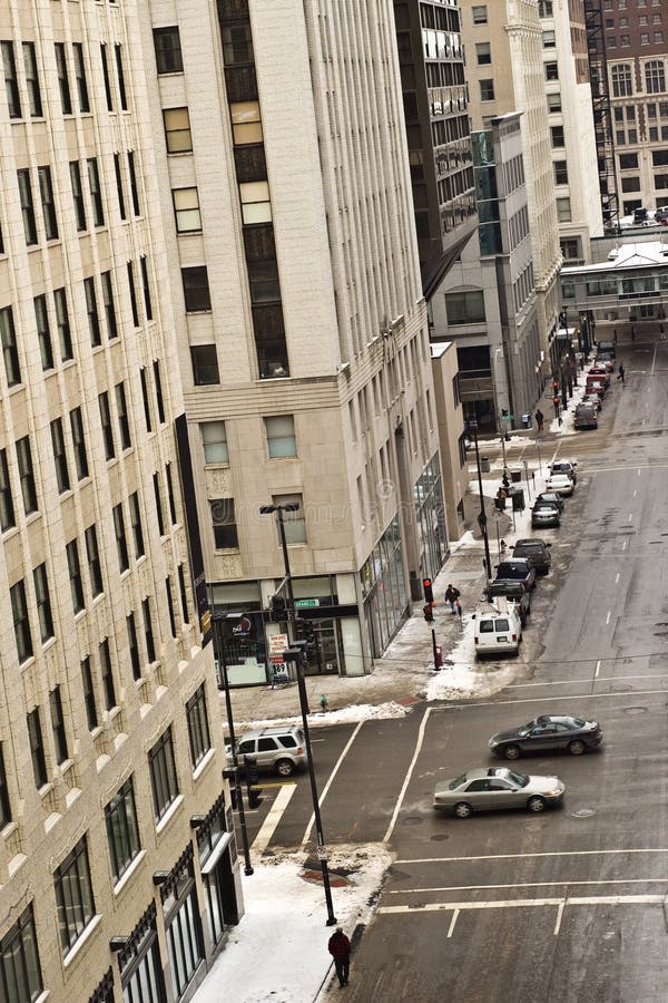 Downtown Kansas City Street Scene Stock Photo - Image of downtown ...