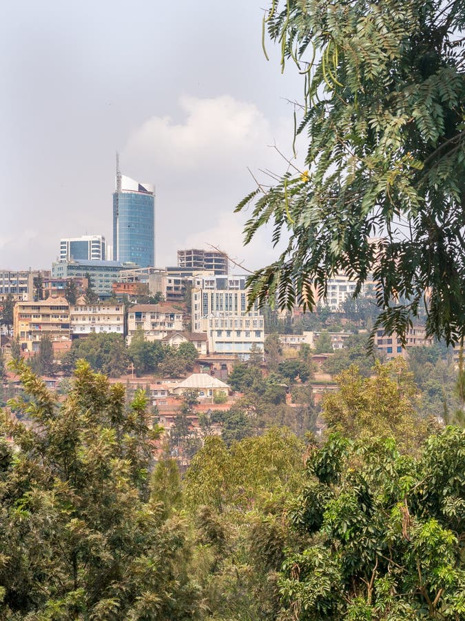 Downtown Kigali stock photo. Image of africa, kigali - 73324420