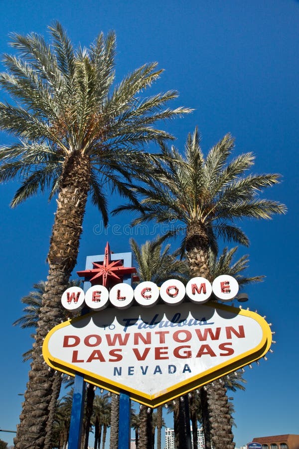 Downtown Las Vegas Sign editorial photography. Image of welcome - 29373112