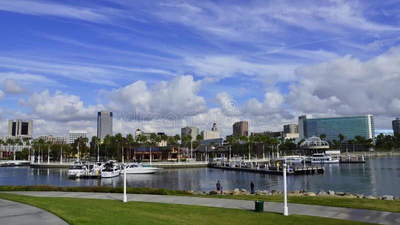 Long Beach (Los Angeles), California: View of Downtown Long Beach Metro ...