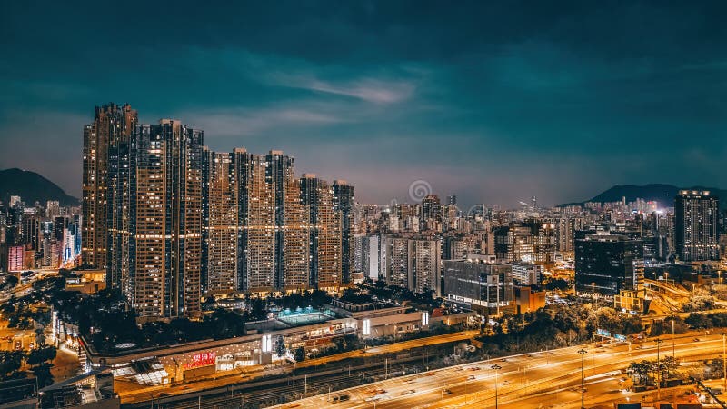 Downtown Metropolis Illuminated by City Lights at Dusk. Dec 25 2023 ...